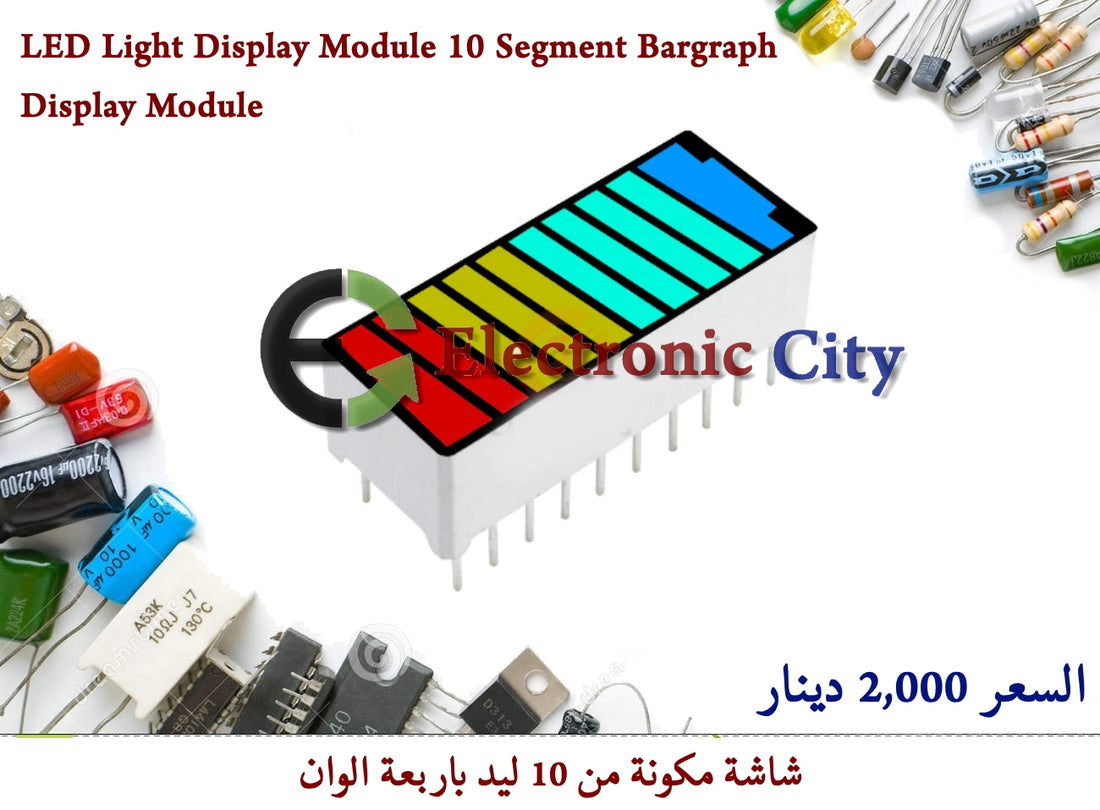 LED Light Display Module 10 Segment Bargraph Display Module ...